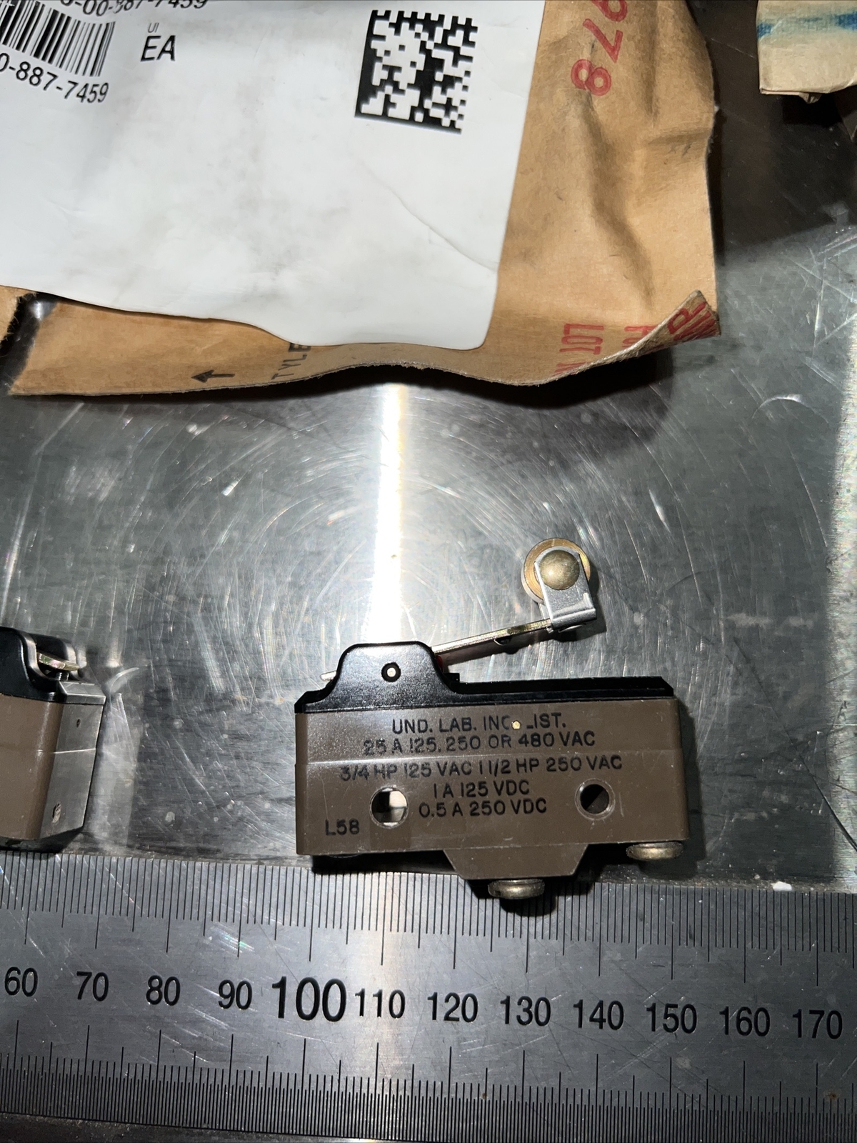 4 x und lab inc ba-2sv22t sensitive switch nsn 5930-00-887-7459 25A ...