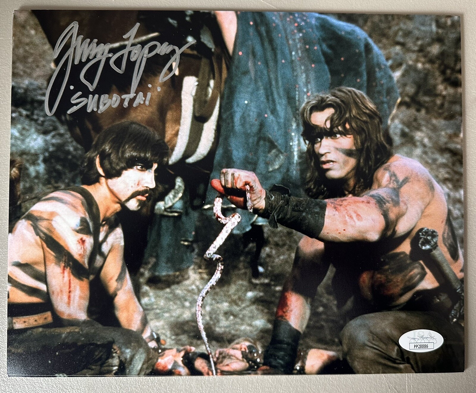 Gerry Lopez Conan the Barbarian 8x10 Autograph, w/ Subotai. Rare. JSA ...