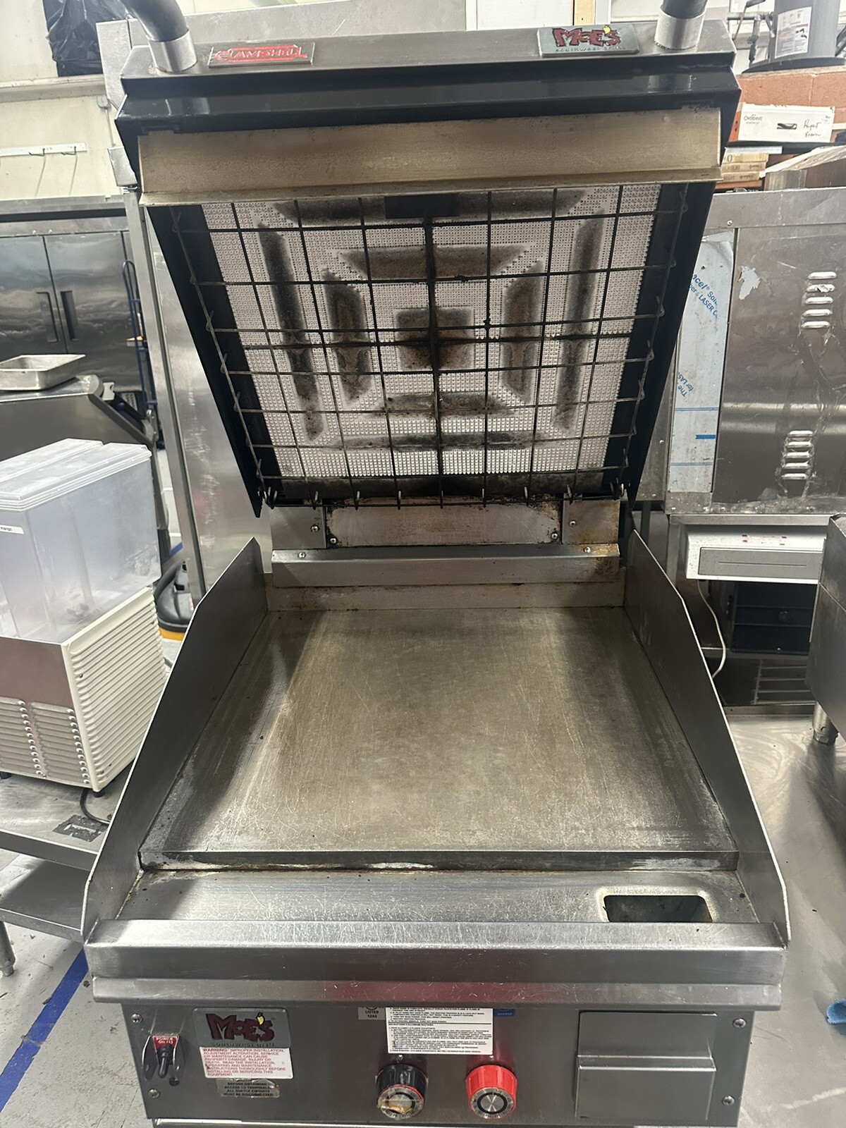 Lang Clamshell Griddle 224THS-Nat Gas 115v Tested | eBay