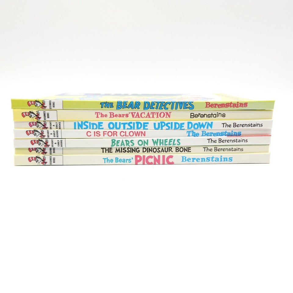 The Berenstain Bears Kid Beginner 7 Book Lot I Can Read It All By ...