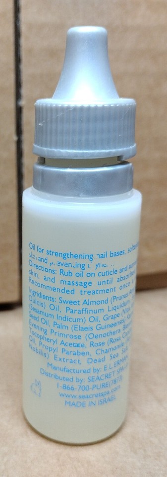 seacret dead sea salt cuticle oil 1 oz made in Israel OPEN READ | eBay