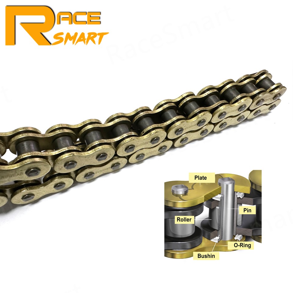 530 Pitch 150 Links O-Ring Extended Chain For Suzuki Hayabusa GSX1300R ...