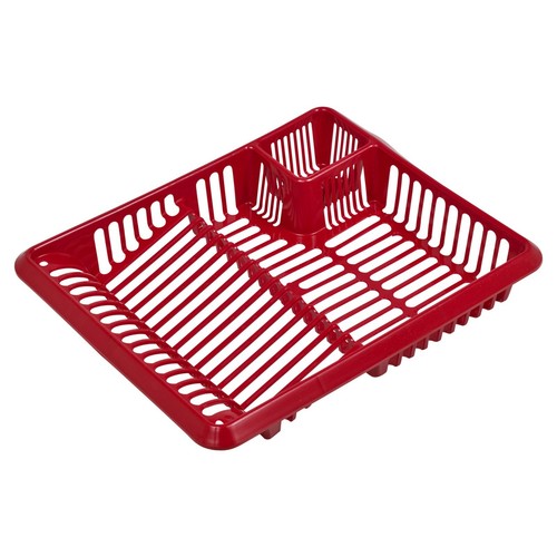 Large Plastic Dish Drainer Cutlery Rack Kitchen Sink Utensil Draining ...