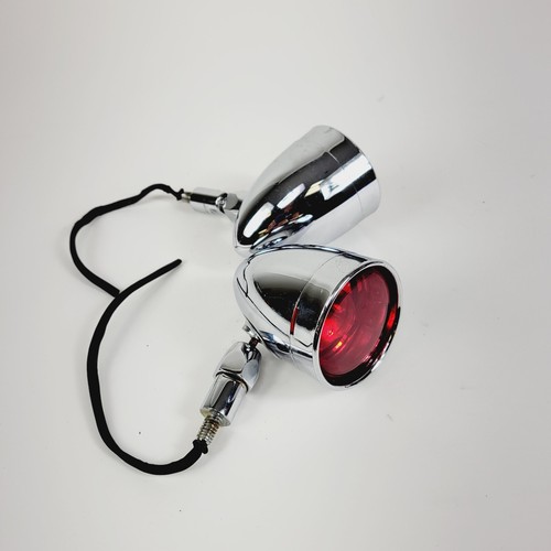Lazer Star Chrome Billet Halogen Ridged Mount Bullet Light with Red ...