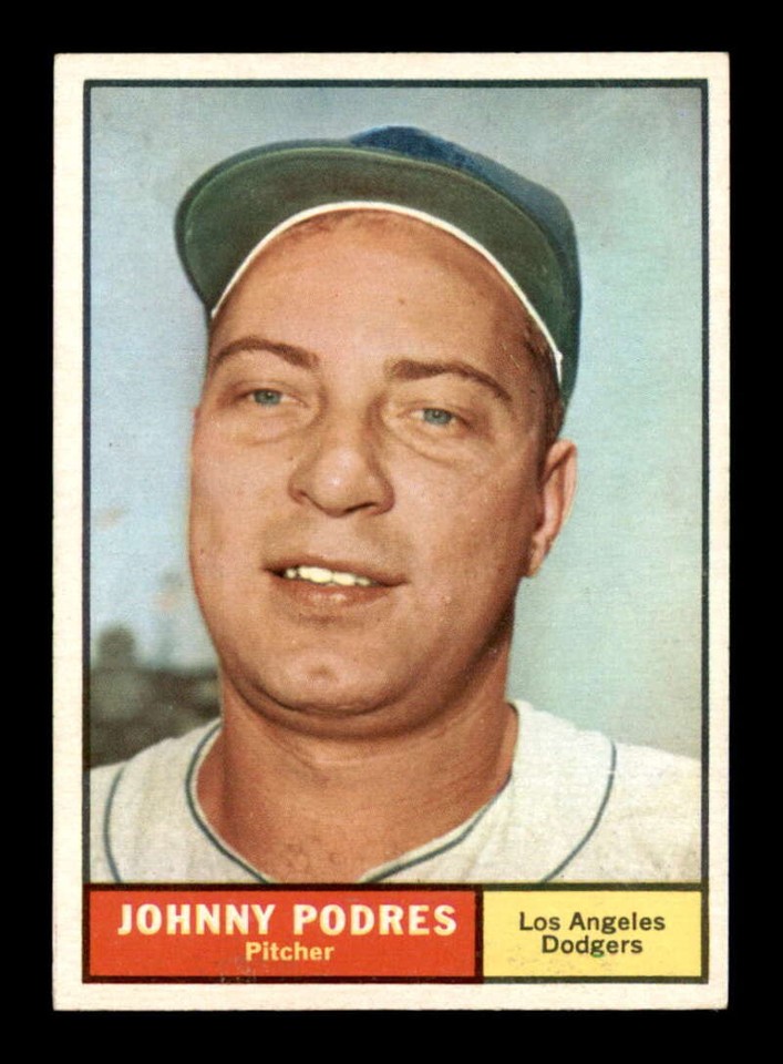 1961 Topps #109 Johnny Podres NM X3071835 | eBay