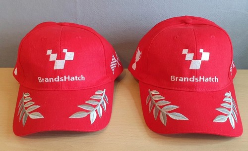 Brands Hatch British Circuits Winner Club Red Baseball Caps x2 Car ...