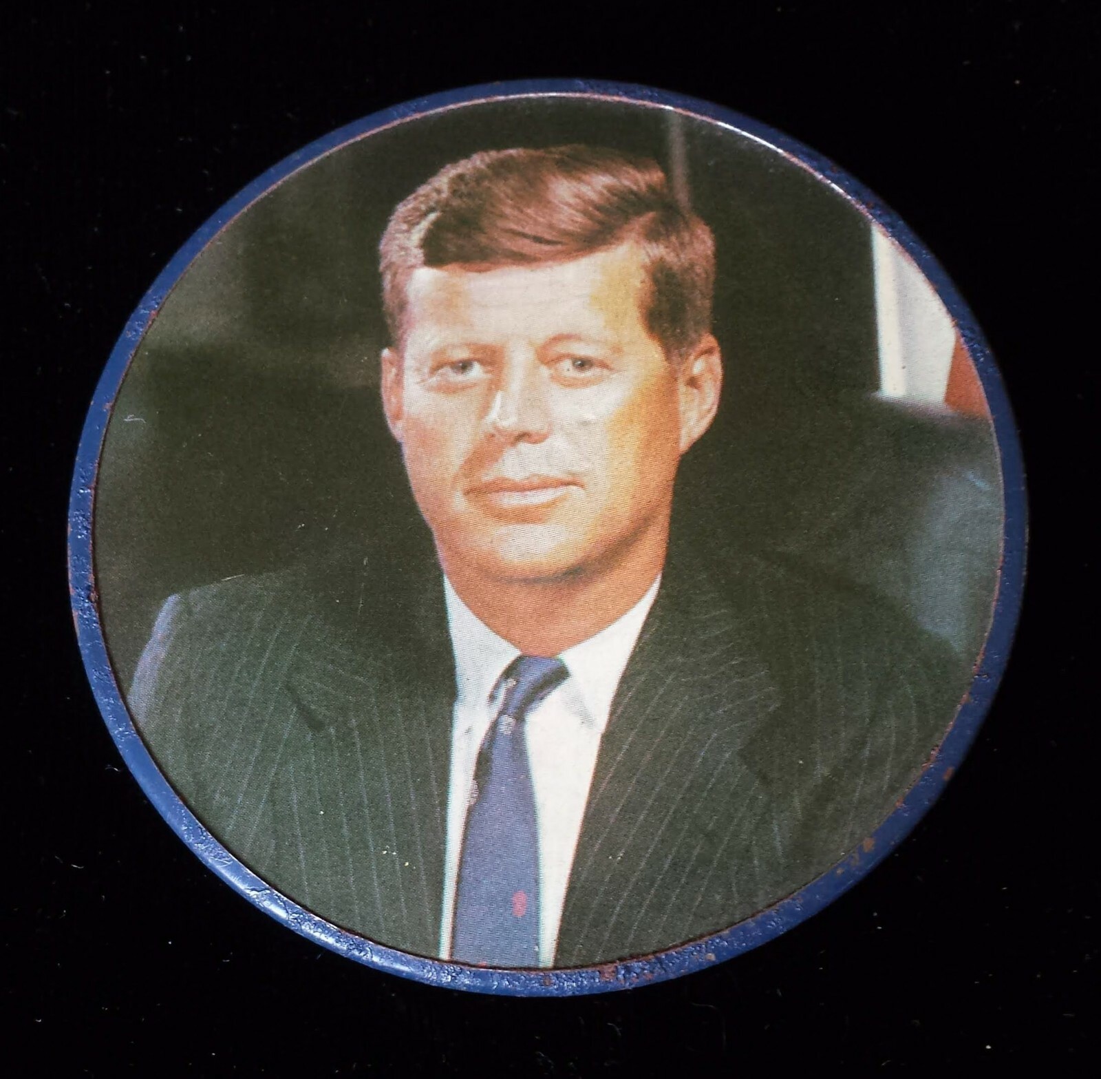 Vintage President John F. Kennedy Vari-Vue Locked Pinback Button JFK ...