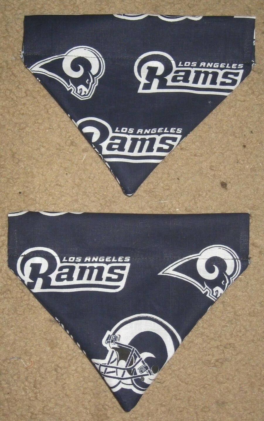 Los Angeles Rams Dog Bandana - 5 sizes XS - XL | eBay