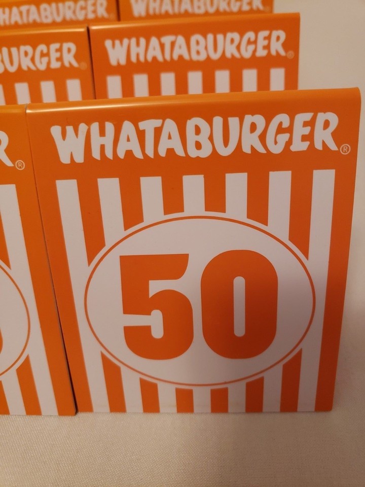 Individual WHATABURGER Restaurant Table Tent Numbers - Modern Glossy | eBay