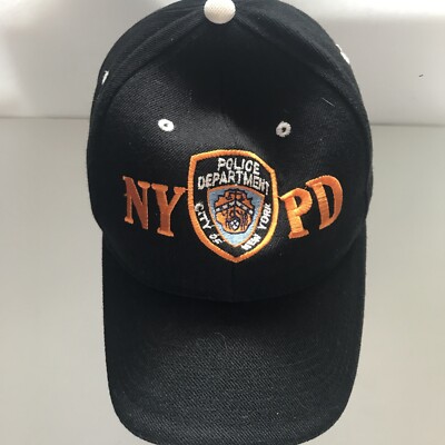NYPD New York Police Department Baseball Cap Hat Strapback | Black ...