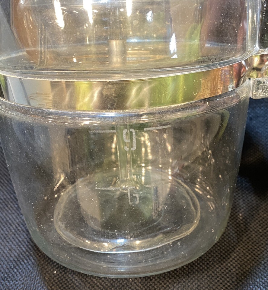 Vintage Pyrex Glass 9 Cup Coffee Pot Flameware Percolator Complete ...
