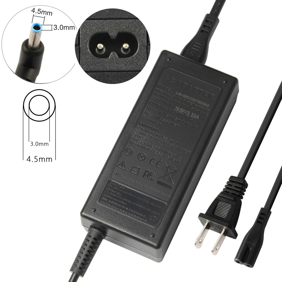 For Dell 65W 19.5V 4.5mm Tip AC Adapter MGJN9 43NY4 G6J41 OptiPlex 7040 ...