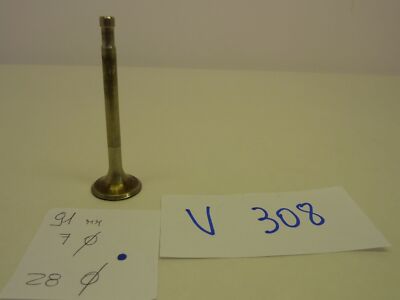 Valvola motore aspirazione o scarico moto epoca Altezza totale 91,0 mm ...