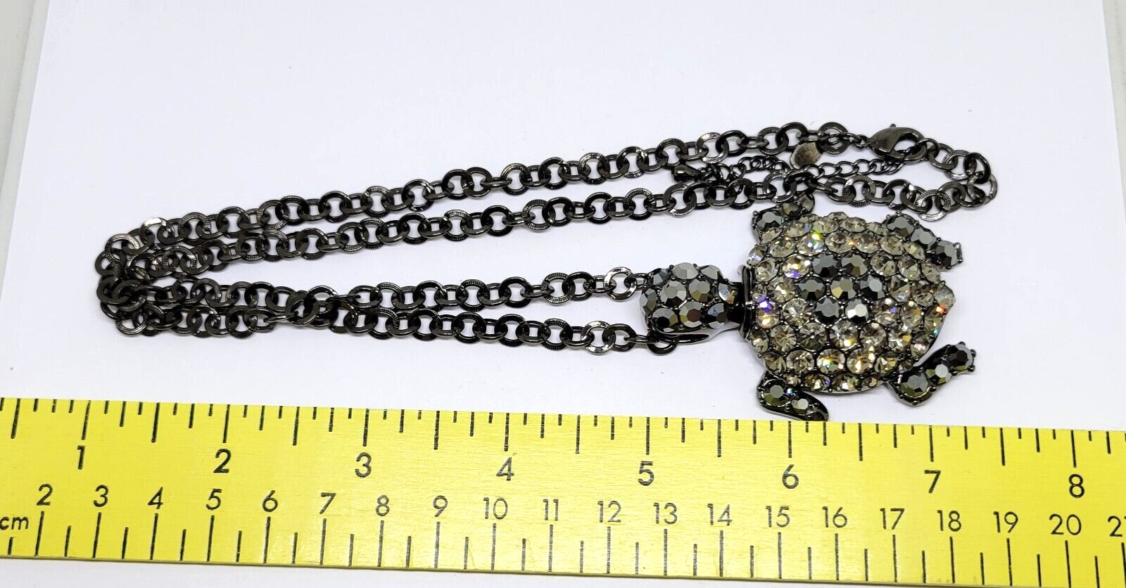Princess Amanda Borghese Black Rhinestone Turtle Neck… - Gem