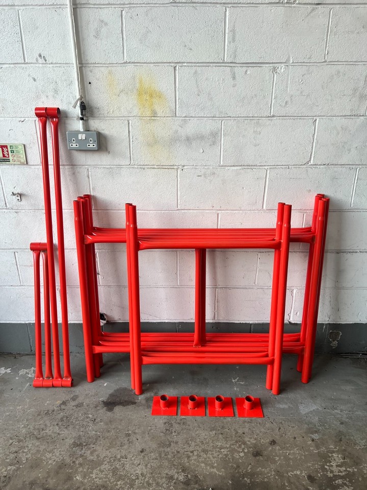 SCAFFOLD TOWERS 4' X 2'6" DIY 11ft 6" WORKING HEIGHT, PPC SAFETY ORANGE ...