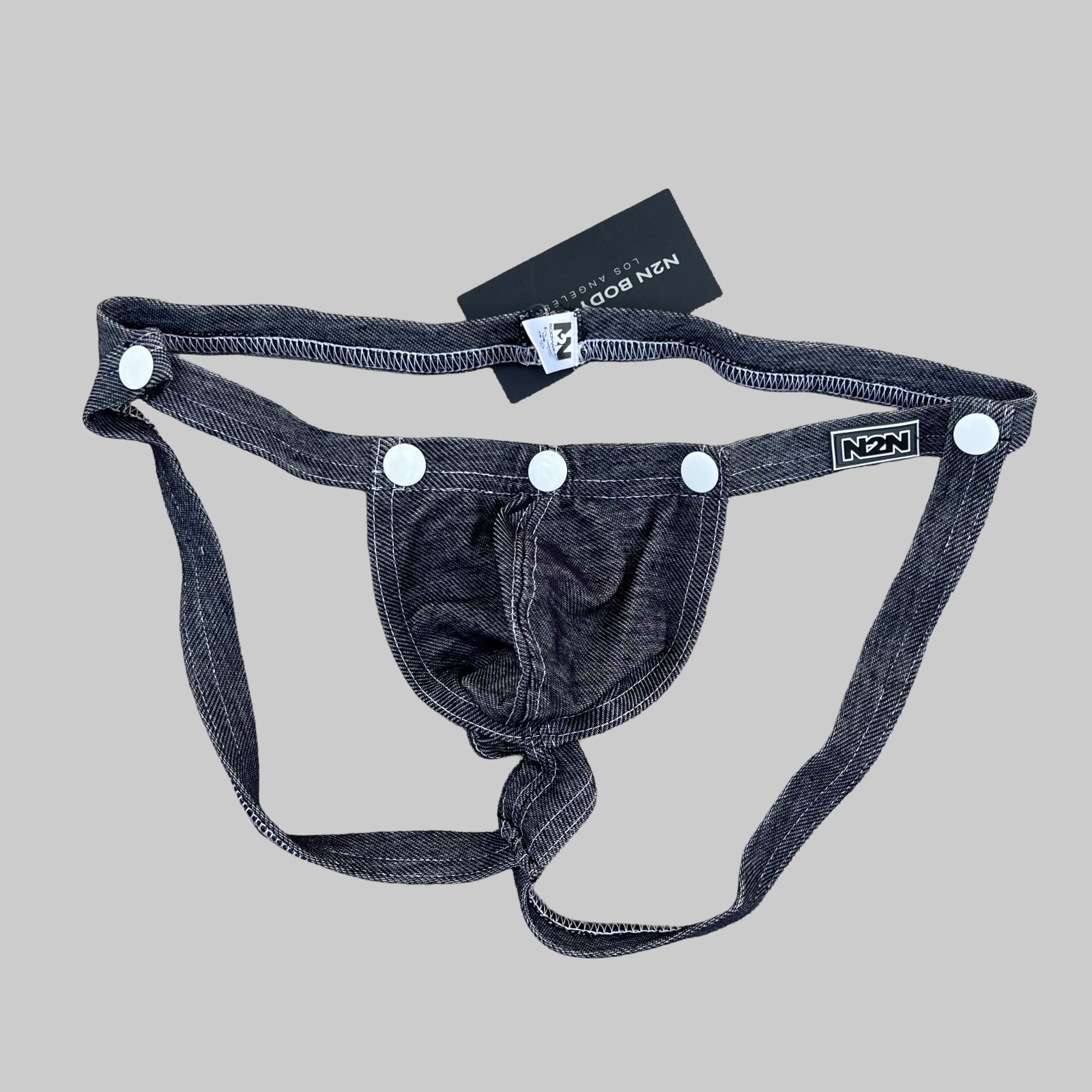 N2N Bodywear Men dark indigo blue denim titan swim jock jockstraps ...