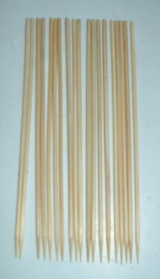 20 Pack 2.5mm SMALL THIN WOODEN DOWELS / STICKS for CRAFT, MODELLING ...