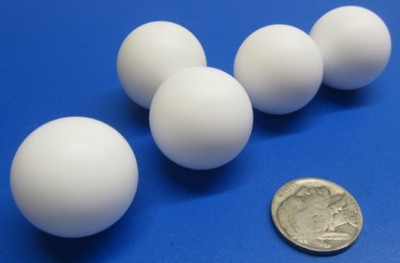 PTFE Teflon Balls - Sphere White 1.0" Dia, 5 Pcs | eBay