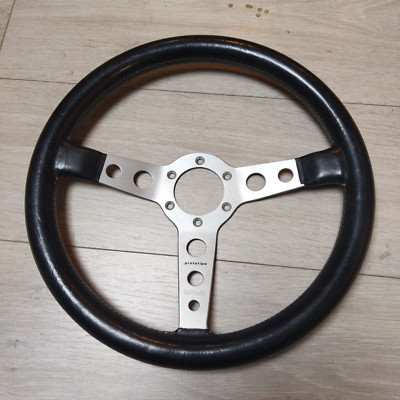 RARE !!! Genuine Vintage 350mm MOMO PROTOTIPO Steering Wheel from 70's ...