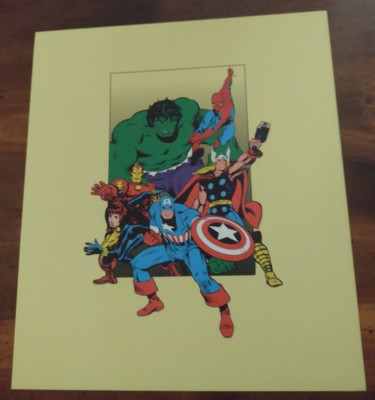 Gamestop Mini Promo Poster Marvel Comics Justice League Hulk Ironman 10 ...