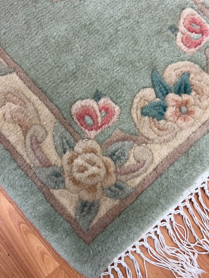 1'10" x 3'8" New Chinese Aubusson Runner Oriental Rug - 100% Wool ...