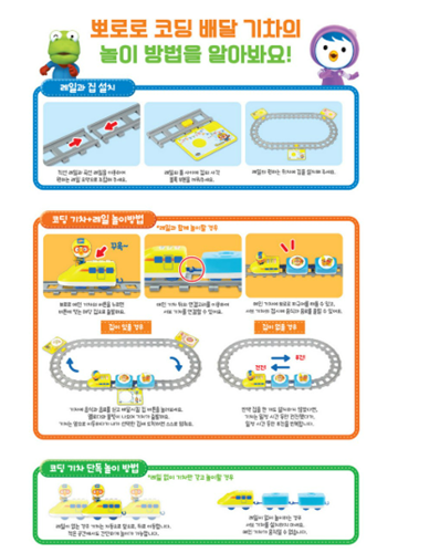 NEW Pororo Smart Coding Delivery Train Playset/korea | eBay