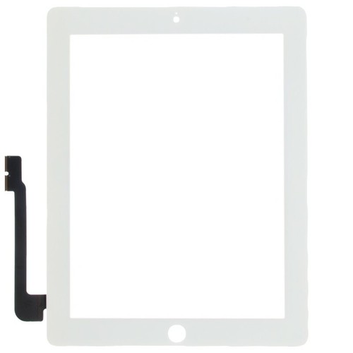 Digitizer for Apple iPad 3 4 White Front Glass Touch Screen Window ...