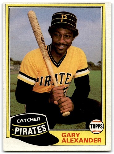 1981 Topps Traded Gary Alexander Pittsburgh Pirates #729 | eBay