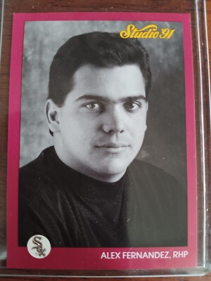 ALEX FERNANDEZ WHITE SOX 1991 STUDIO BY LEAF BASEBALL CARD #31 | eBay