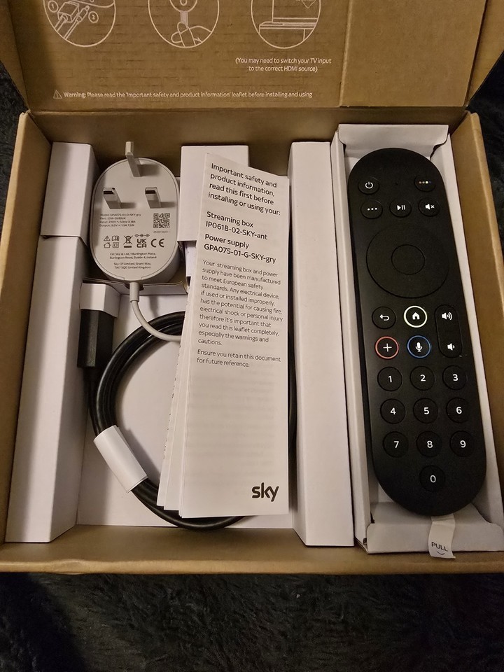 Sky Stream TV Puck Box - Tested and Approved (Full Kit) | eBay UK
