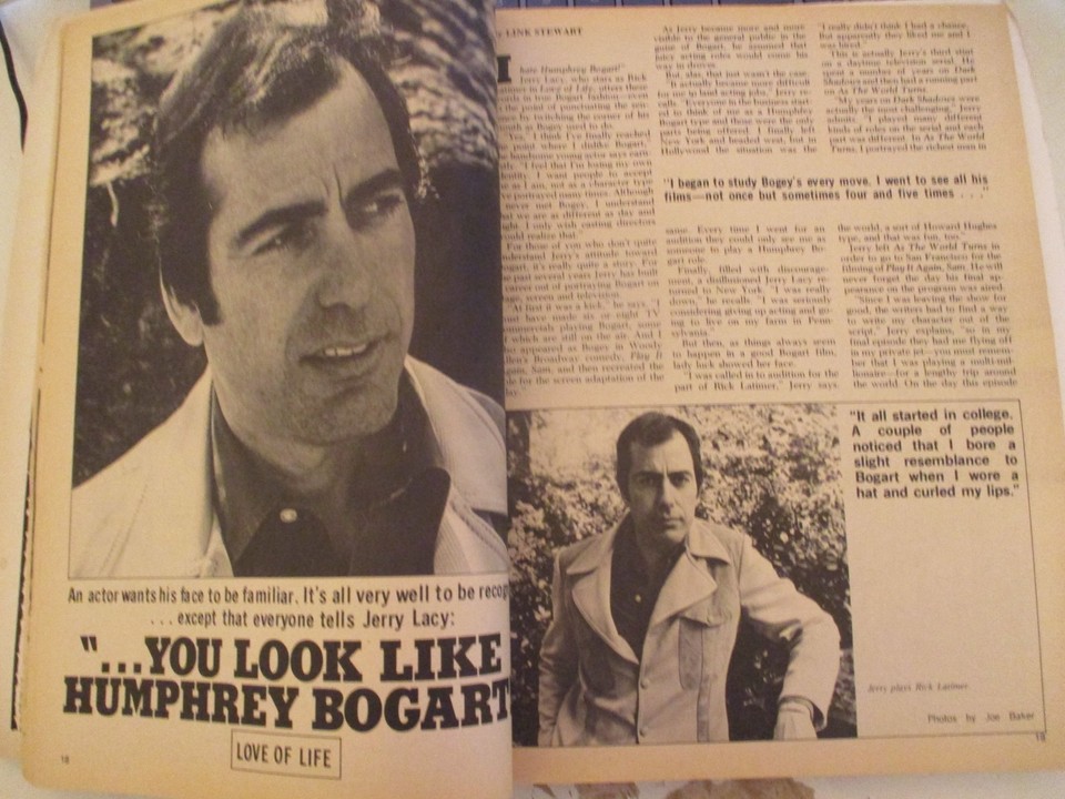 Jerry Lacy, Judith Barcroft - TV By Day Magazine 1973 | eBay