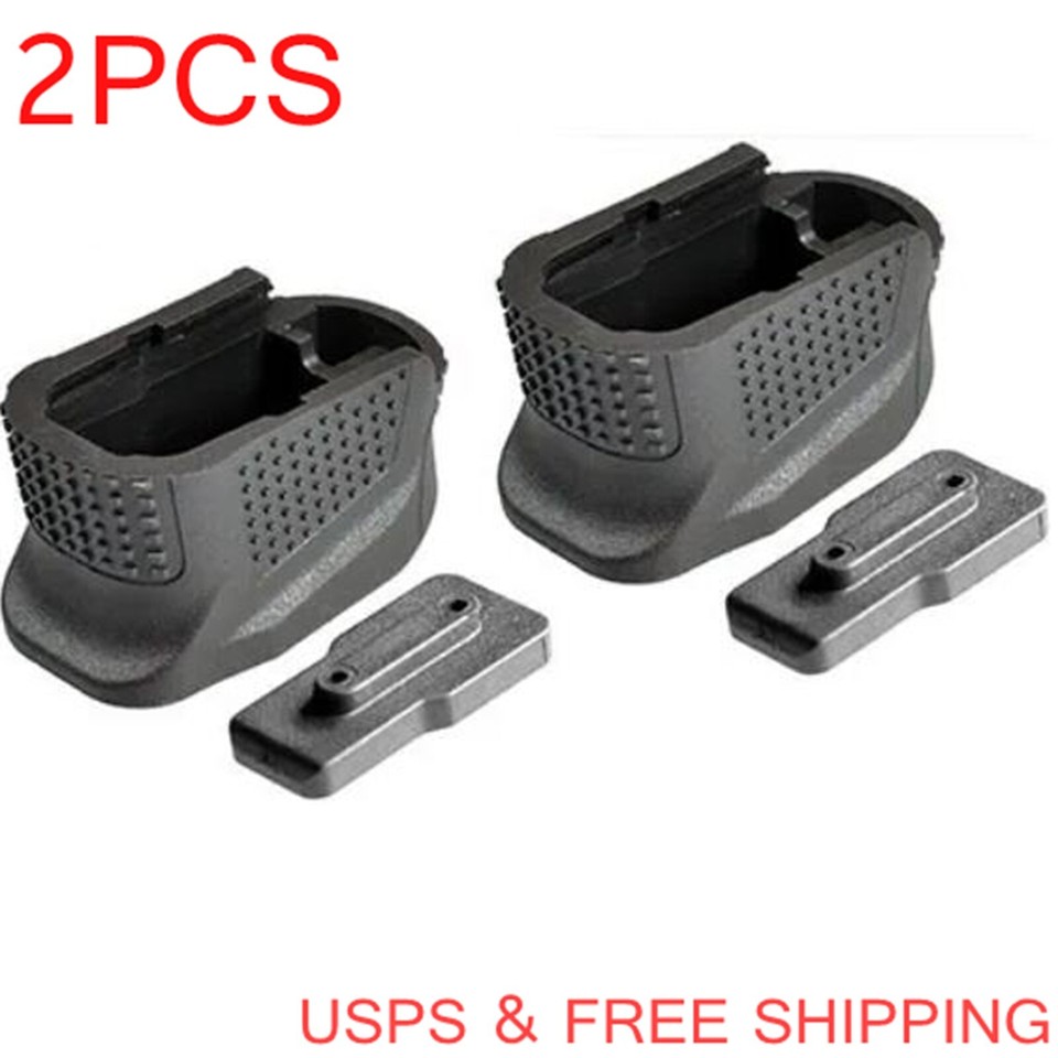 2PCS Glock 42 For Enhanced Mag Base Plate Extension Add +2 Rd Nylon | eBay