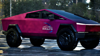 “Ruby Red” Tesla Cybertruck 2024 Paint Protection Film PreCut Kit PPF ...