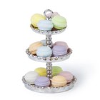 Dollhouse Miniature Metal Dessert Food Fruit Cake Bakery Rack Display ...