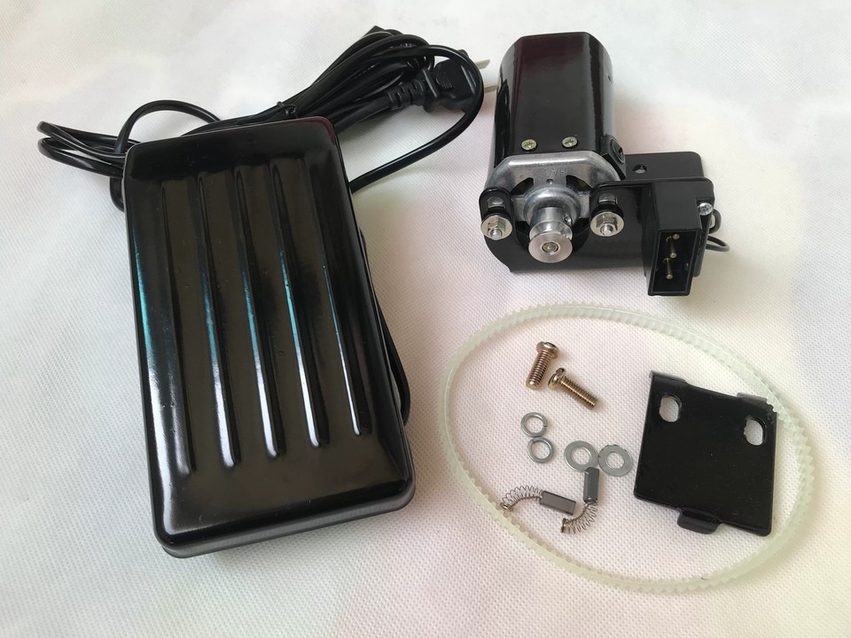 Old Sewing Machine Electric Motor AC DC Motor Copper Core Accessories ...