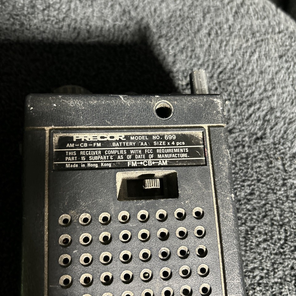 Precor 40 Channel Portable CB Radio, Am/Fm Receiver | eBay