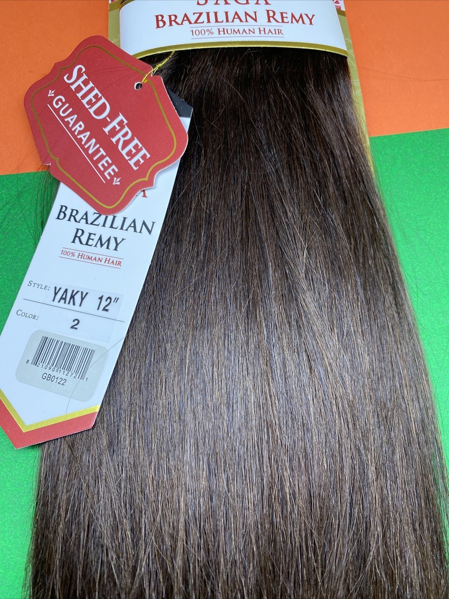 Saga Brazilian Remy Rush Brazilian Remy Yaki 100% Virgin Human Hair 20