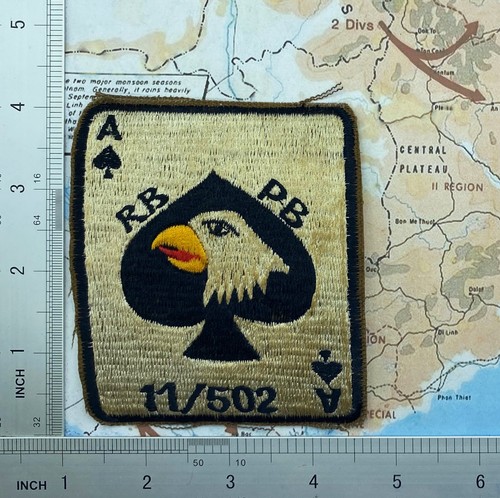 Patch , Ace of Spades , USSF , PATCH , US SPECIAL FORCES , 11/502 ...