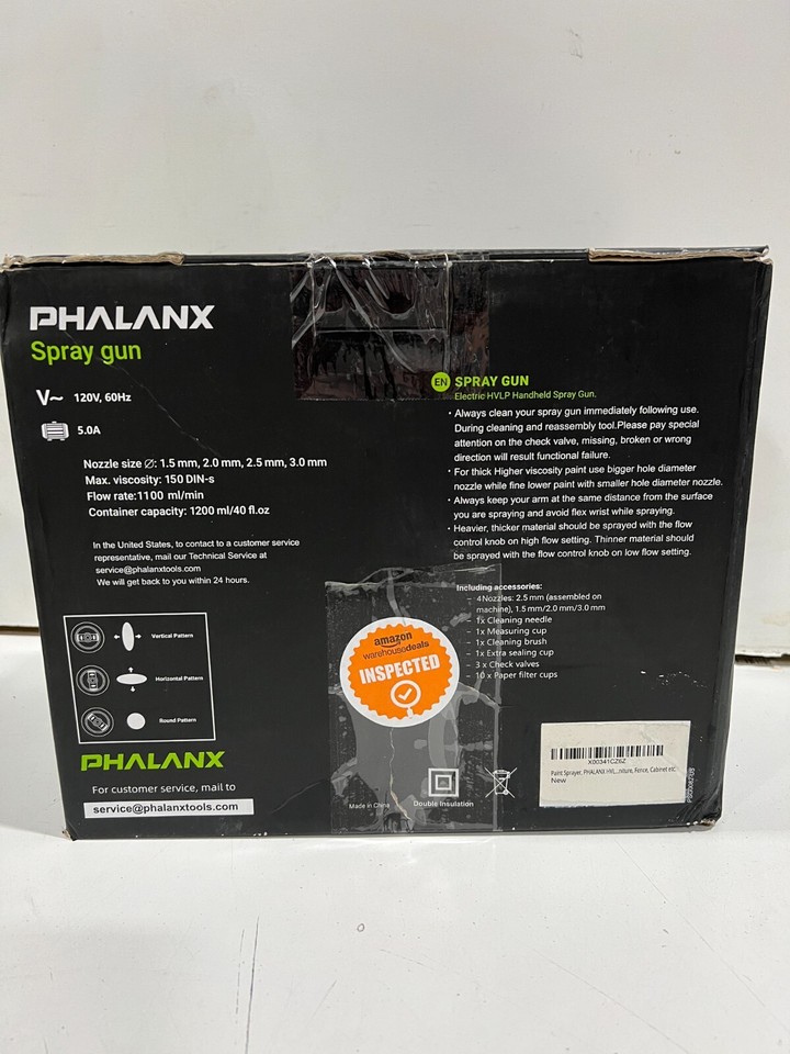 PHALANX Spray Gun Model PSG0082-US