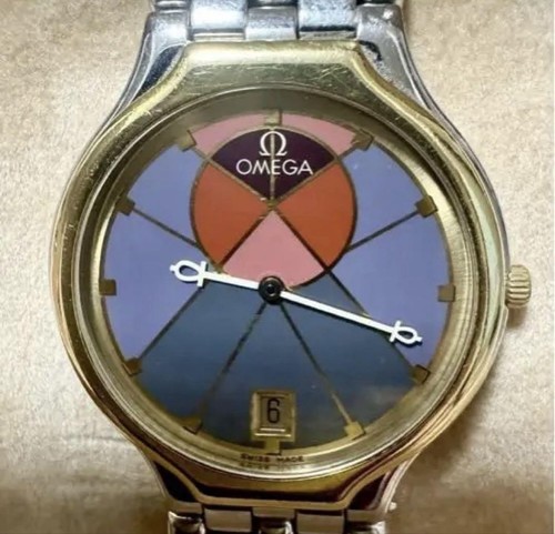 Omega Symbol Dial Watch Unisex 40mm Quartz Used with Box | eBay