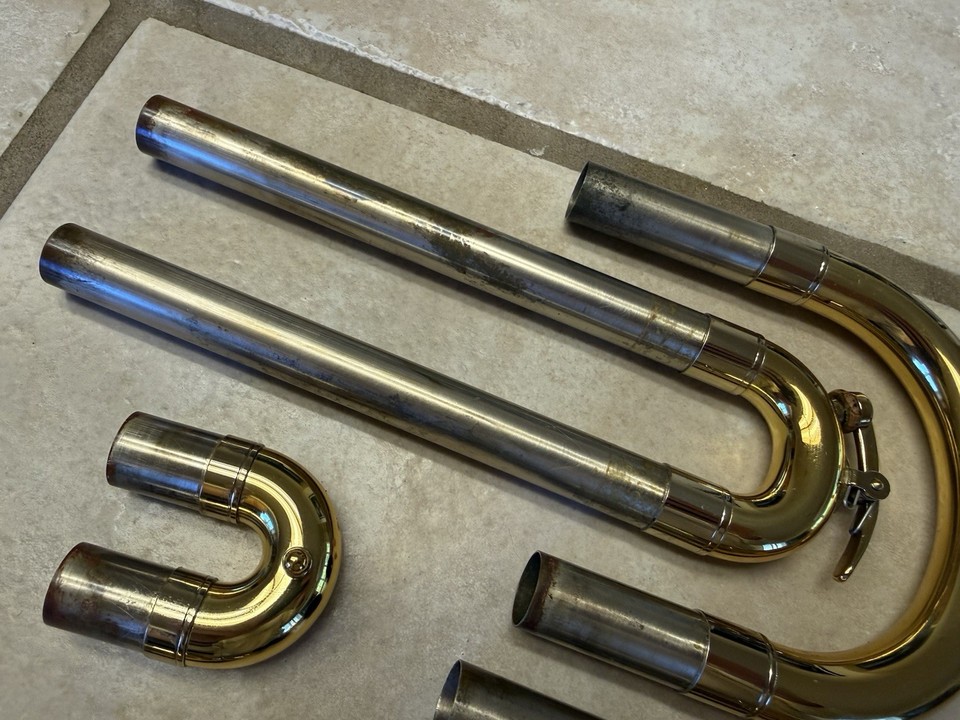 Adams euphonium E2 custom Gold Brass | eBay