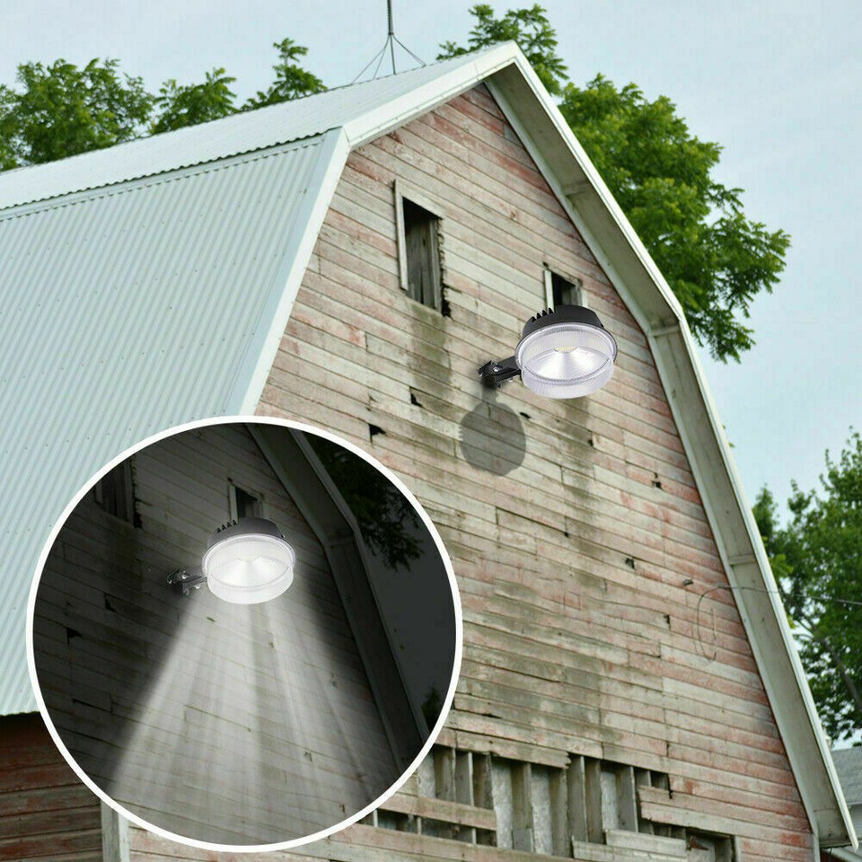 Dusk to Dawn 75W LED Barn Light Outdoor Yard Street Flood Light ...