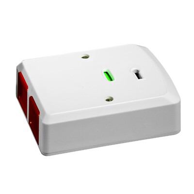 Burglar Alarm Panic Button Double Push Latching Button White Plastic | eBay UK