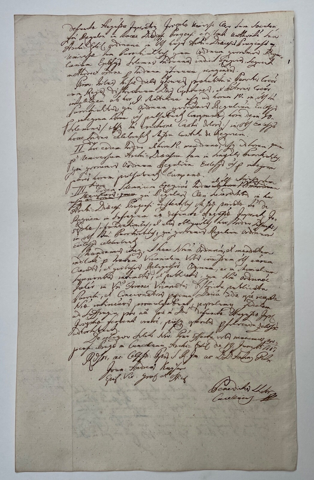 1767 SCHÖNE ORIGINAL-HANDSCHRIFT MANUSKRIPT MANUSCRIT MANUSCRIPT ...