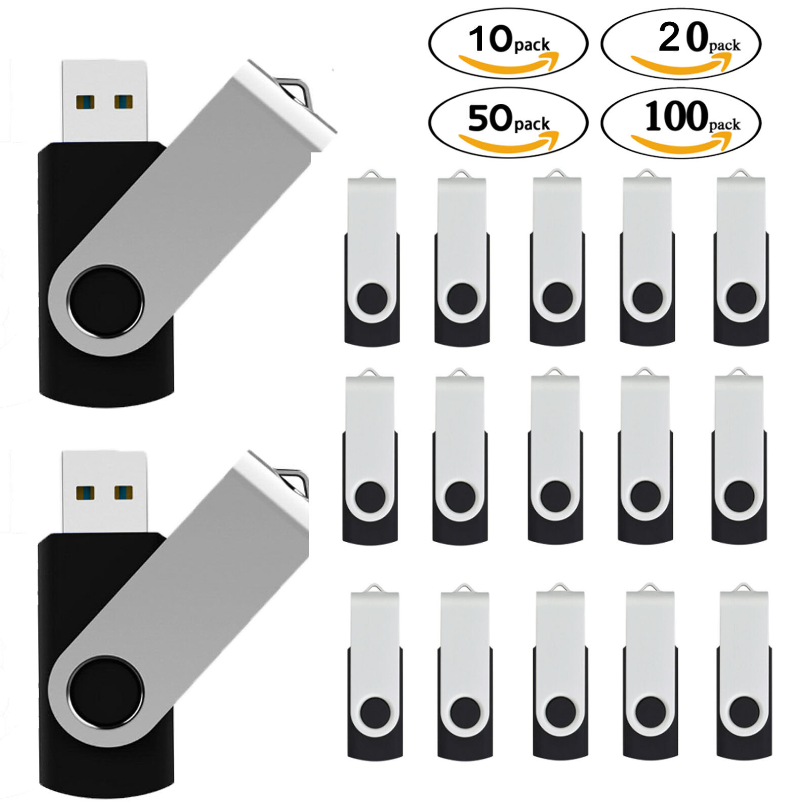 Bulk LOT 10 20 50 100 8GB USB Flash Drive Pen Drives Thumb Drives USB 2 ...
