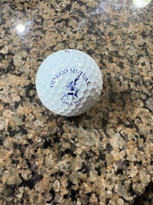 LOGO GOLF BALL-ORIGINAL OTSEGO MUTUAL FIRE INSURANCE COMPANY-PROV BALL‼ ...