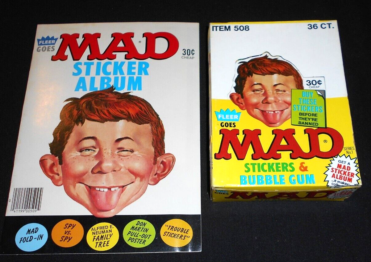 Mad Sticker Album Created in 1983 To Hold All Of Mad's 113 Stickers By ...