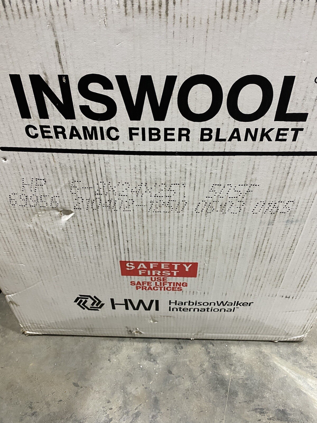 HWI inswool ceramic fiber blanket 69956 | eBay