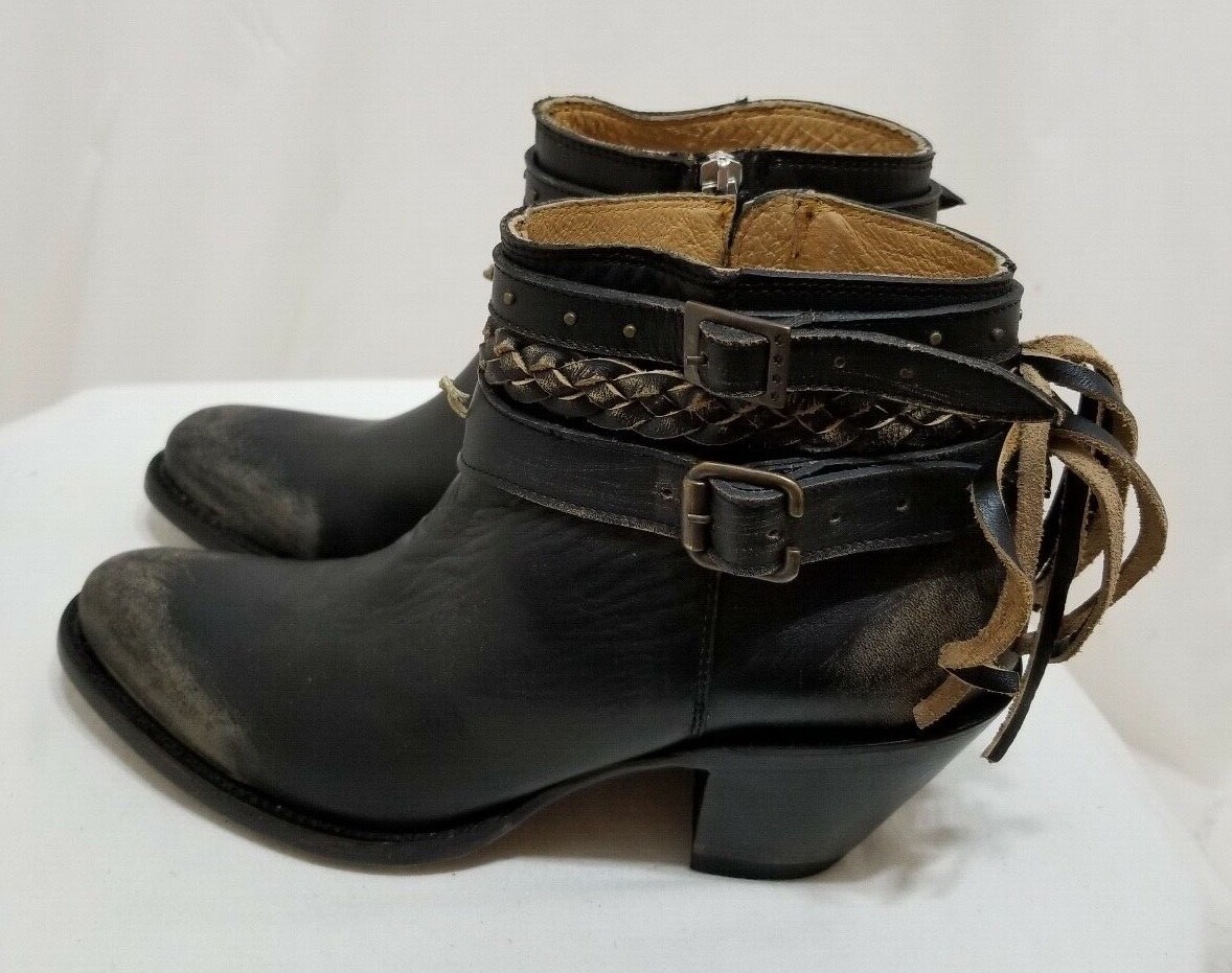 IDYLLWIND BY MIRANDA LAMBERT RUNAWAY ANKLE BOOTS ZIP BLACK SIZE 7 B ...