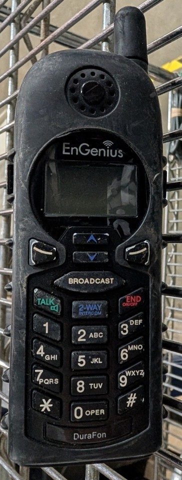 EnGenius DuraFon 1X Long-Range Cordless Phone Two Way Radio Handset w ...